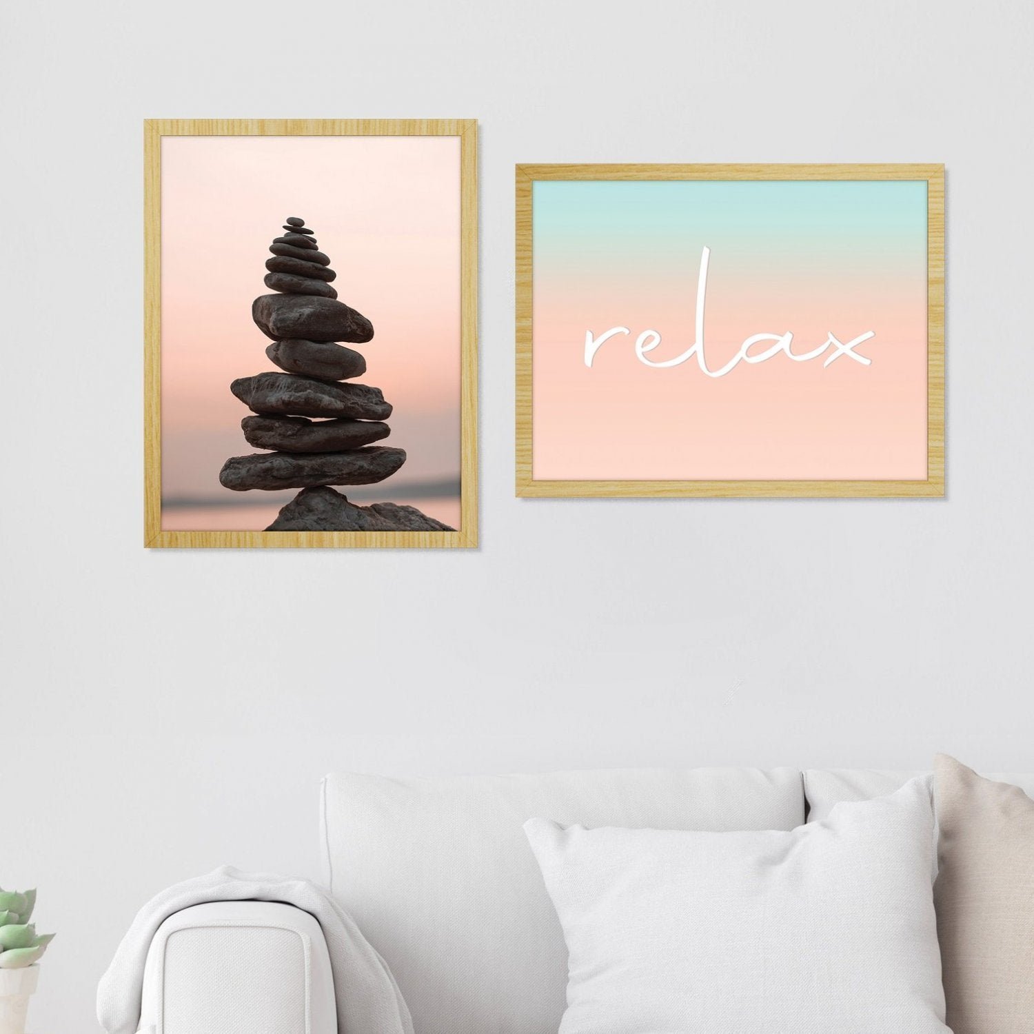 Quadro Zen sem Vidro 42x32cm Belchior | MadeiraMadeira