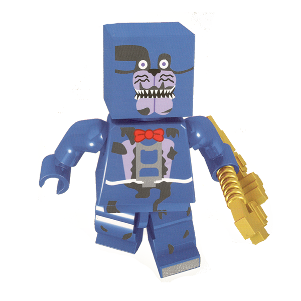 Boneco Five Nights Freddy Compatível c LEGO Nightmare Bonnie:Nightmare ...
