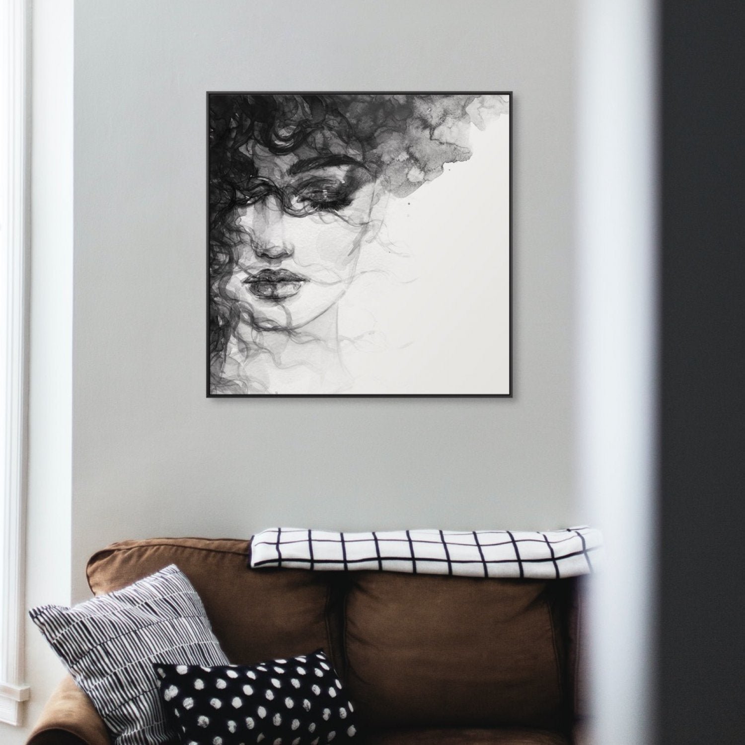 Quadro Arte com Moldura 78x78cm Belchior | MadeiraMadeira