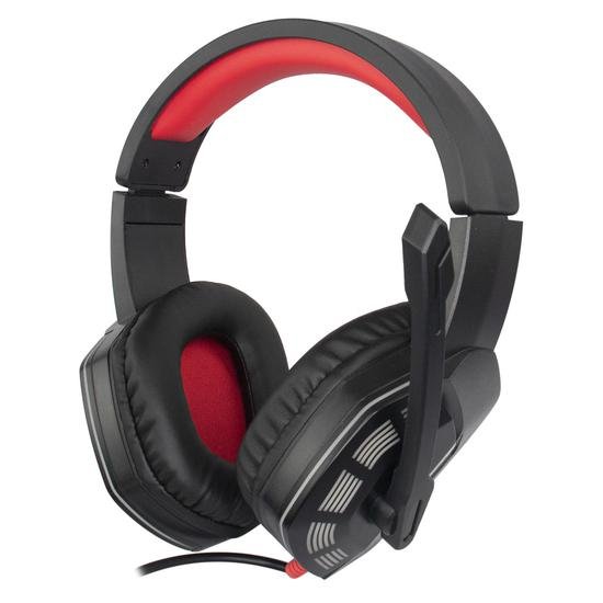 Headset Gamer Midi MD-M1 - com Fio - Driver 50MM - Preto/Vermelho ...