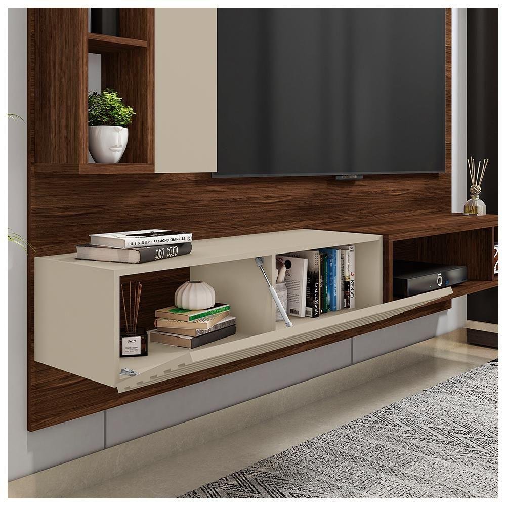 Painel Bancada Para Tv Até 75 Polegadas Action Caemmun | MadeiraMadeira