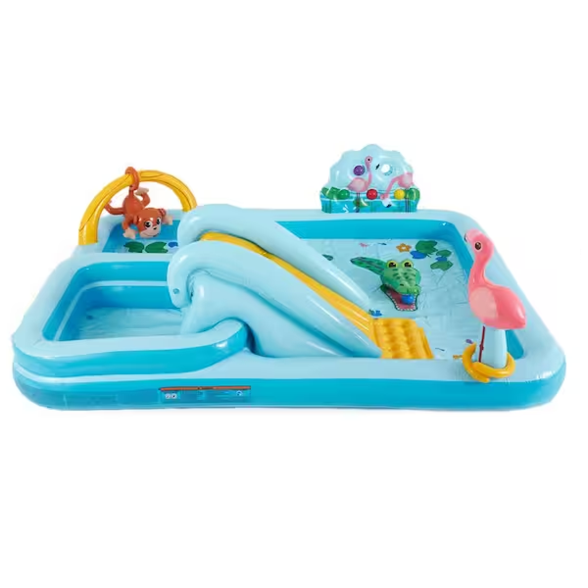 Piscina Inflável Playground Intex Aventura na Floresta 493l + Bomba ...