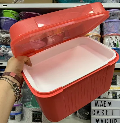 Tupperware Visual Box com Bandeja Tupper Pets 4,5 L Tupperware Visual ...