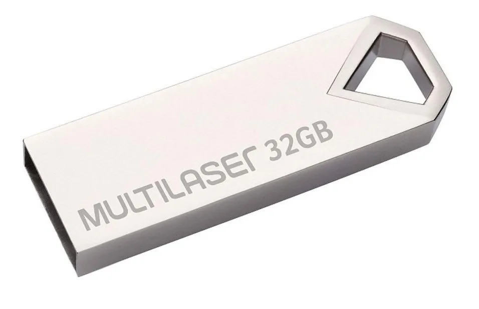 PENDRIVE 32GB DIAMOND MULTILASER USB METALICO - PD851: METÁLICA ...