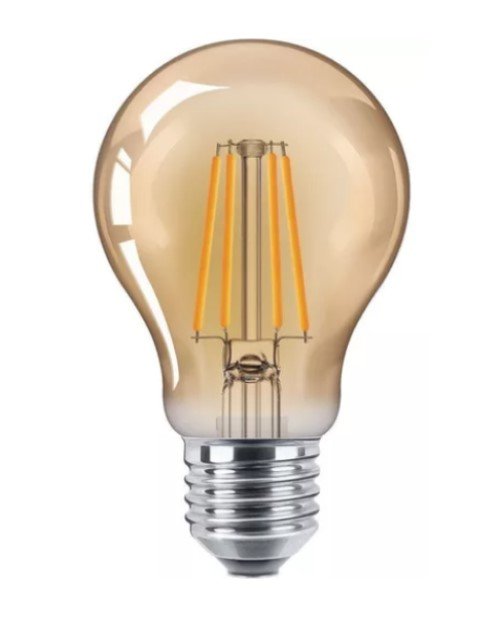 Lâmpada de Filamento Led A60 4w Âmbar 2200k Bivolt Retrô | MadeiraMadeira