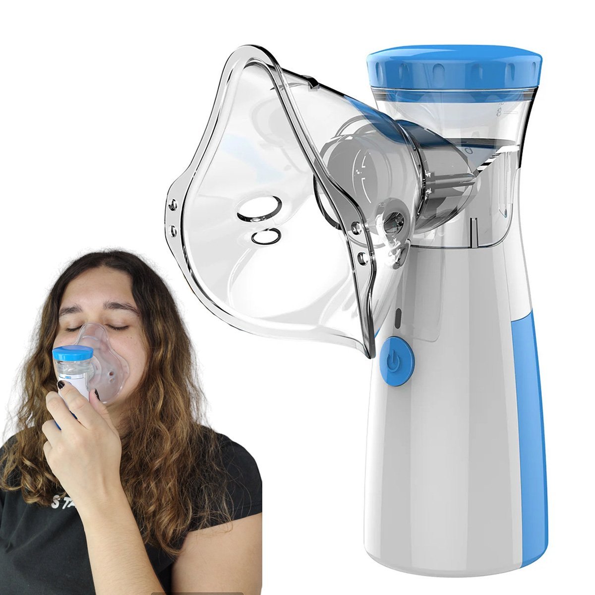 Nebulizador Inalador Compacto sem Fio Silencioso Saude Bem Estar ...