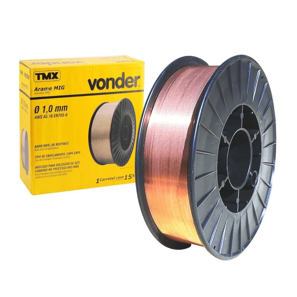 Arame de Solda Mig 1,00mm 15Kg Vonder | MadeiraMadeira
