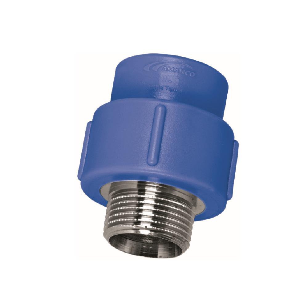 Adaptador de Transicao Ppr Azul 32 X 1 Com Rosca Macho Amanco | MadeiraMadeira