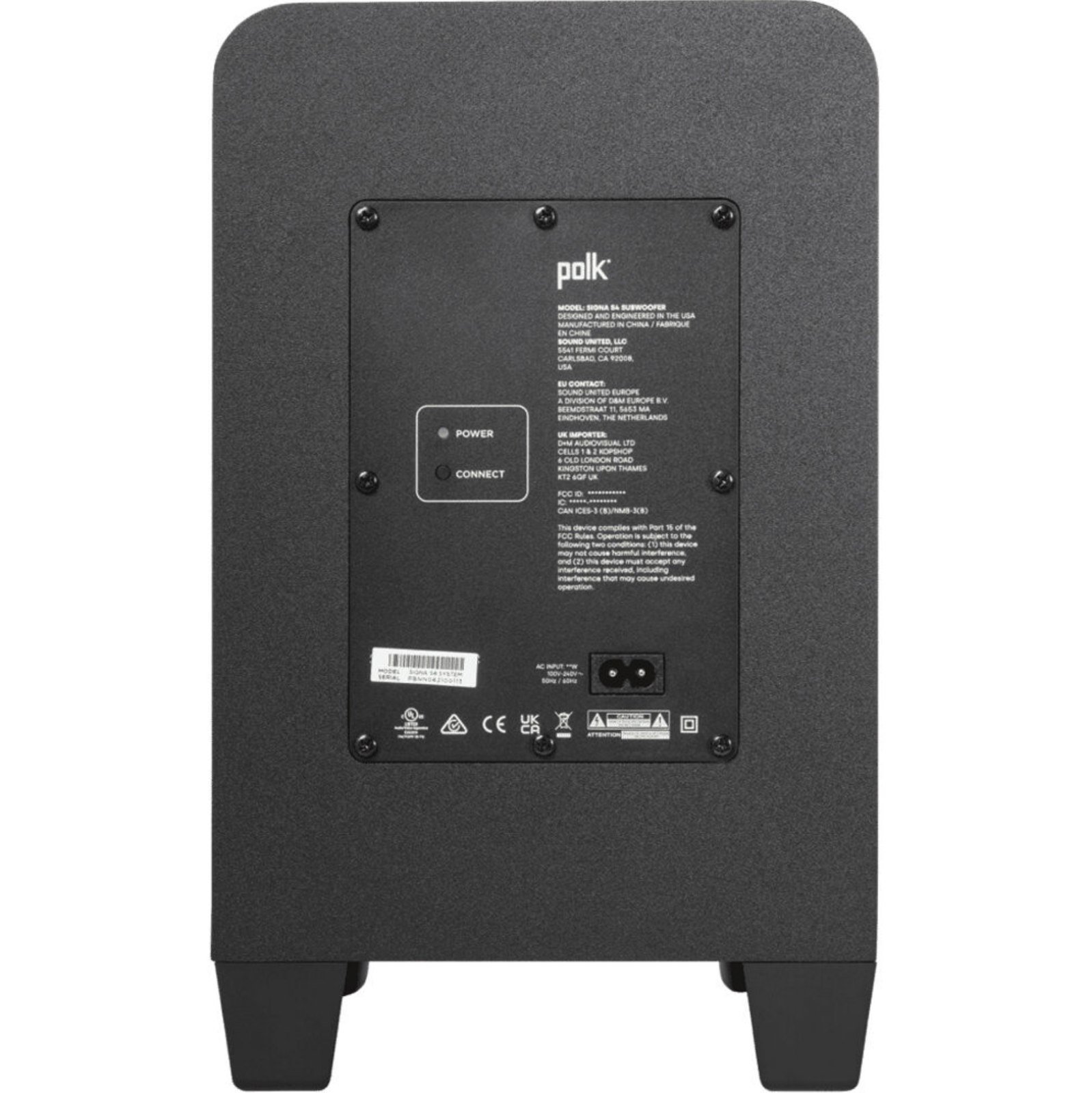 Polk Audio Signa S4 Dolby Atmos 3.1.2 Canais Soundbar | MadeiraMadeira