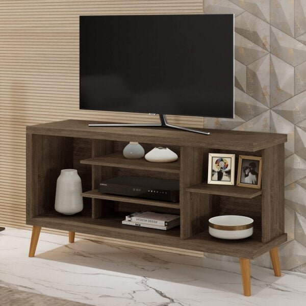 Rack para TV até 55 Polegadas Egeo Carmolar | MadeiraMadeira