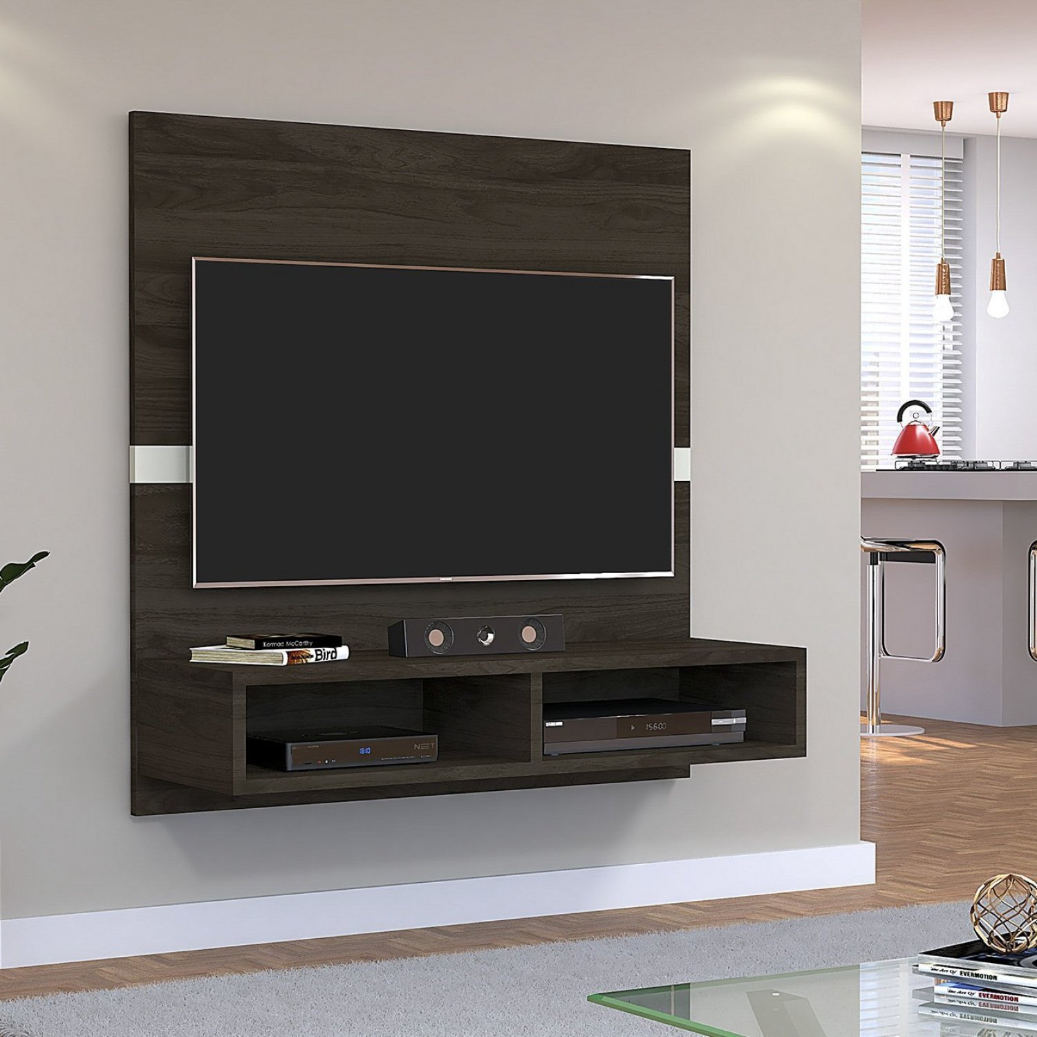 Painel para TV até 40 Polegadas 2 Nichos Jongo | MadeiraMadeira