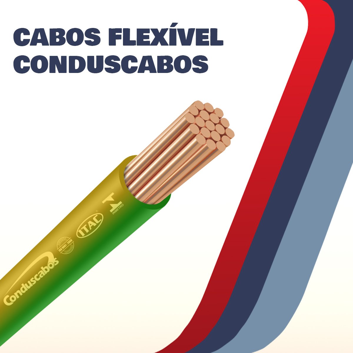 Cabo Flexível 750V Pvc 4,00Mm Brasileiro 70G 100 Metros | MadeiraMadeira