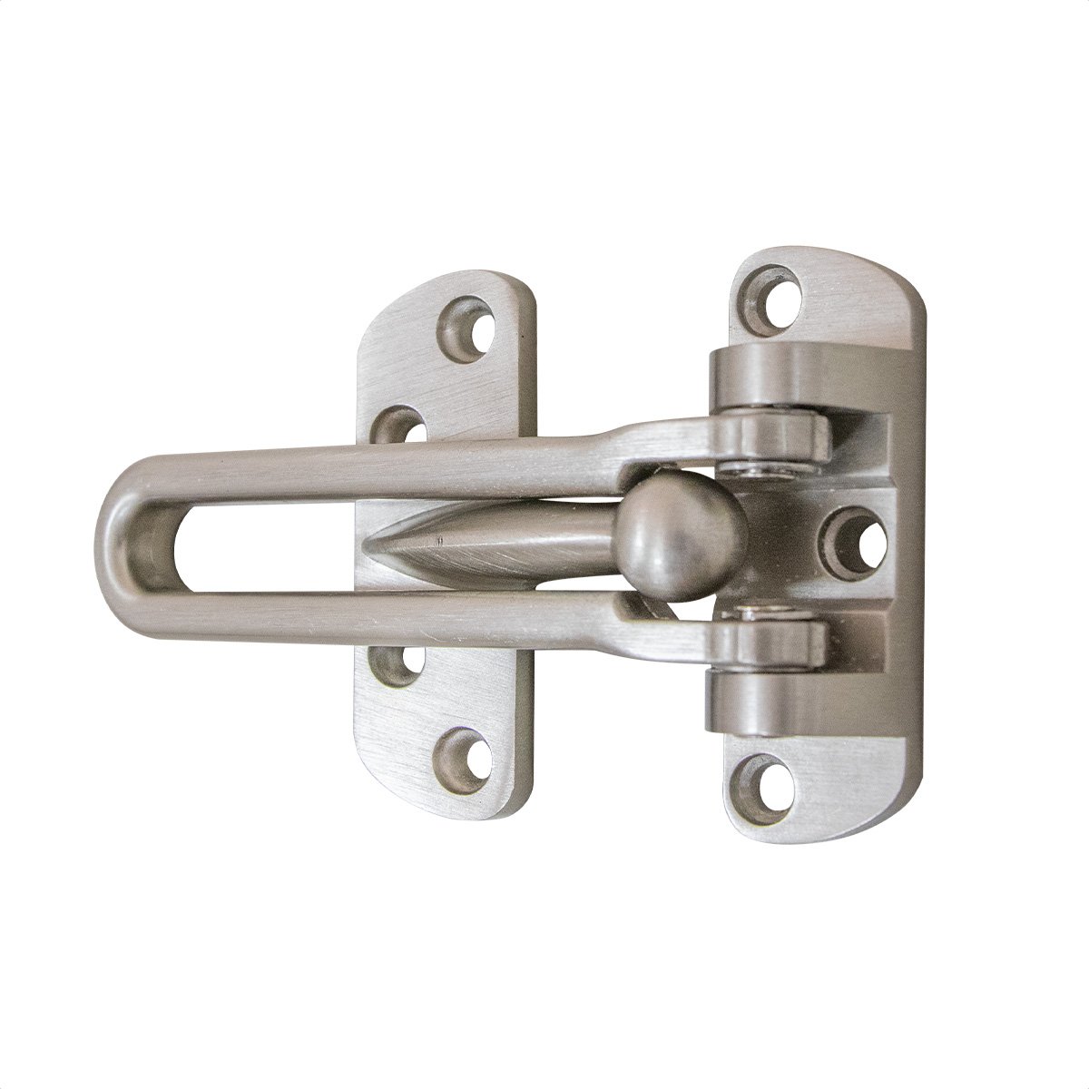 Fecho de Segurança Trifor Para Porta Em Aço Inox Prateado | MadeiraMadeira