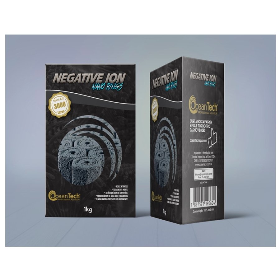 Ocean tech Nano Rings Negative Ions 1Kg | MadeiraMadeira