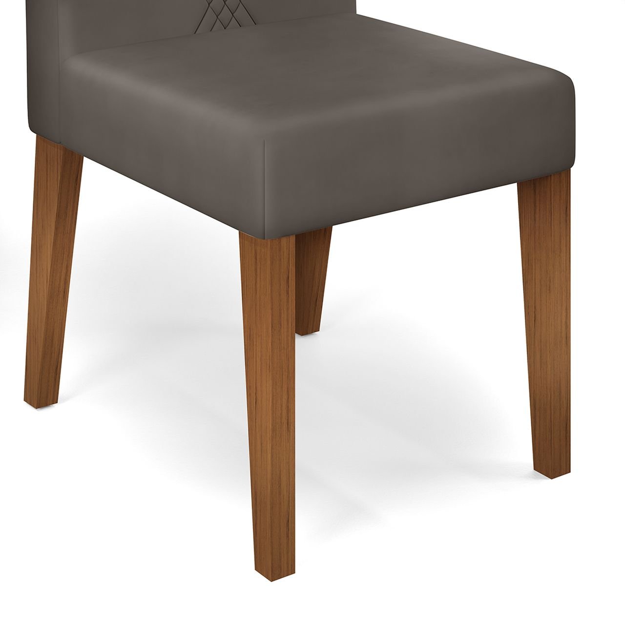 Conjunto de Sala de Jantar 4 Cadeiras Tampo Curvo 120x90 Dj Móveis ...