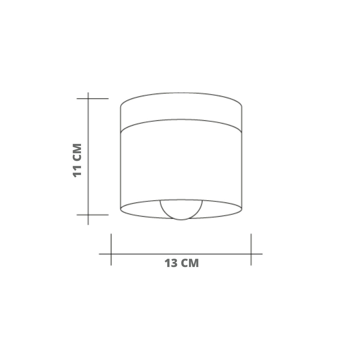 Luminária Plafon Startec Lagos Redondo 1XE27 Cobre Bivolt | MadeiraMadeira