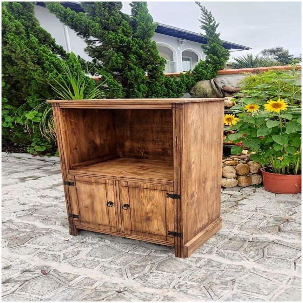 Balcão Para Forno/micro Multi Uso De Madeira Maciça Arpus | MadeiraMadeira
