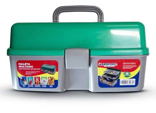 Maleta Multiuso Organizadora Preta Pesca E Ferramentas Verde | MadeiraMadeira