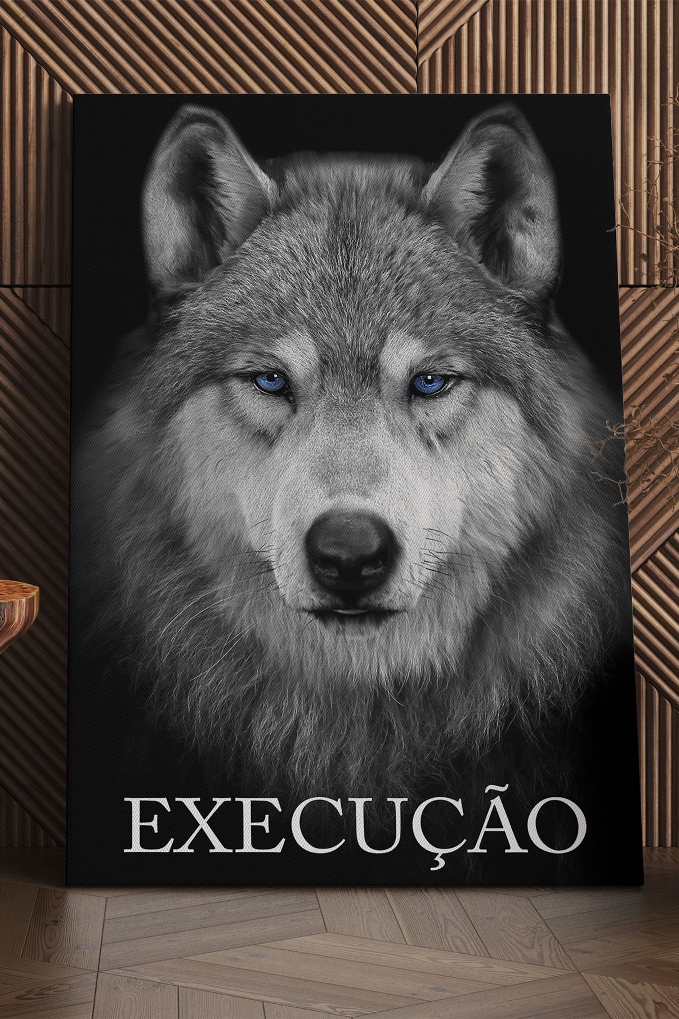 Quadro Decorativo Lobo Execução Canvas 60x90 - Foto Paulista ...