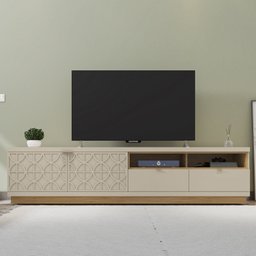 Rack para TV até 75 Polegadas Renda Caemmun | MadeiraMadeira