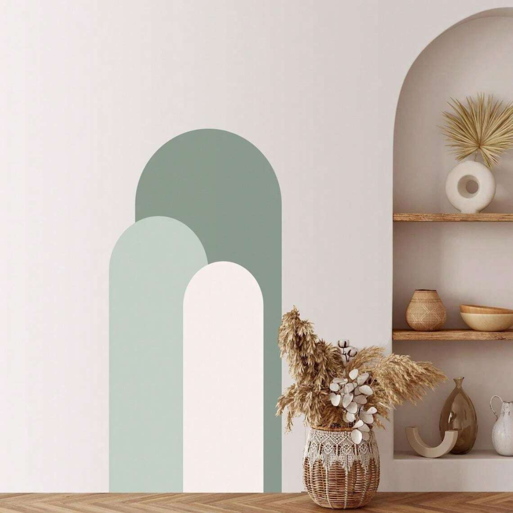 Adesivo Decorativo Arco Geométrico Boho - 140x50cm | MadeiraMadeira