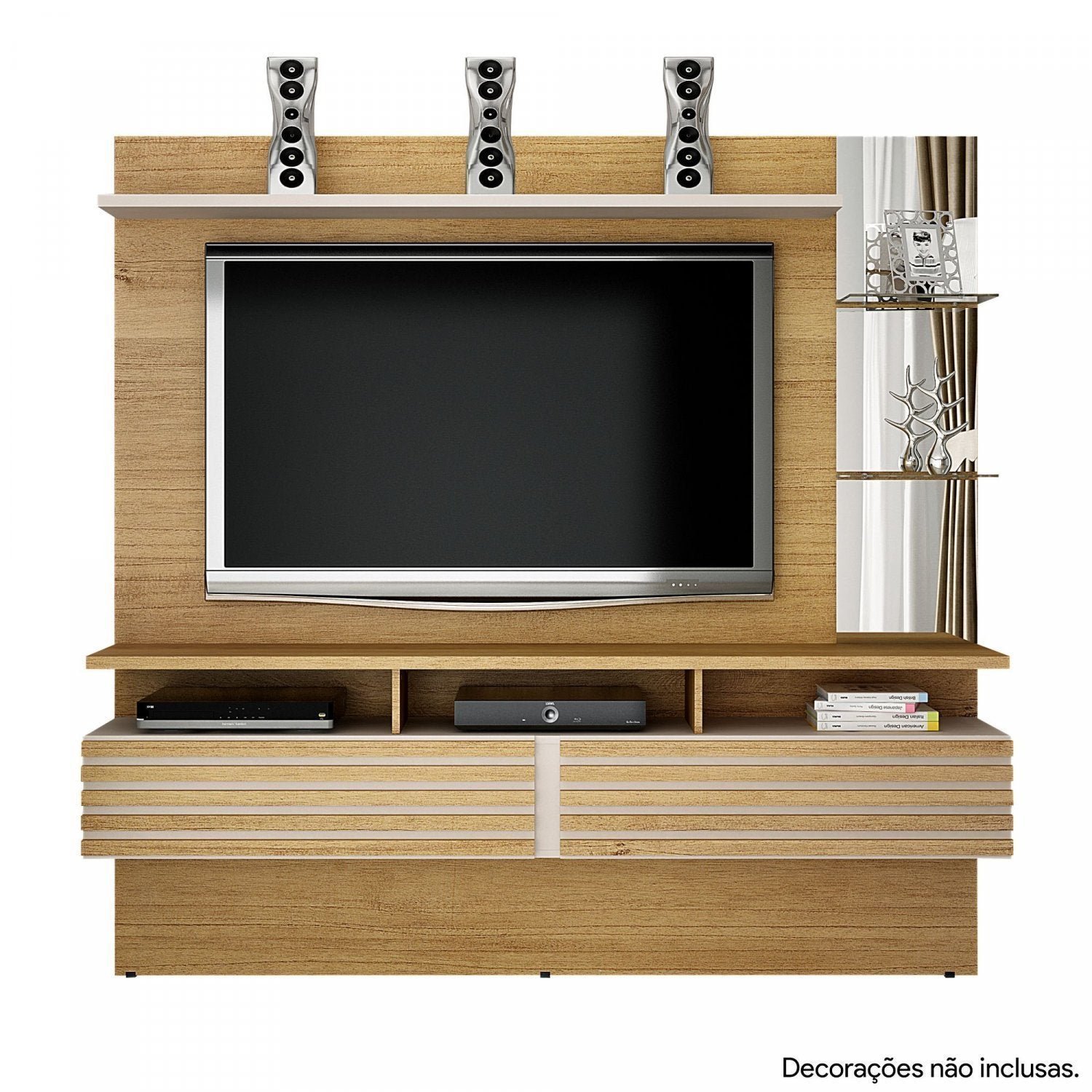 Estante Home para TV Até 65 Polegadas 2 Portas Miami Valdemóveis ...