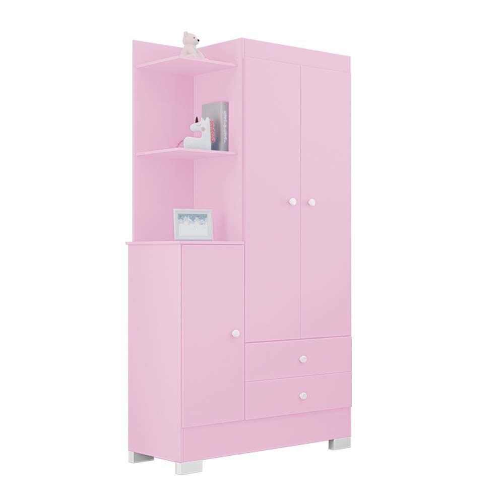 Guarda-roupas Infantil Magia 100% Mdf Tuboarte 3 Portas 3 Gavetas ...