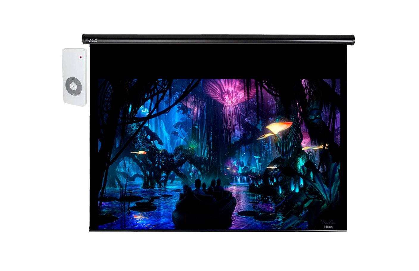 Tela de Projeção Elétrica Prime Tahiti 1:1 WScreen 110 Polegadas 2,00 m ...