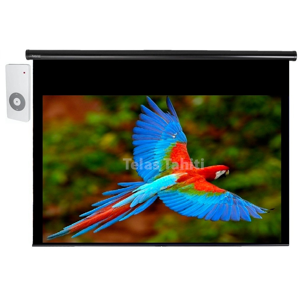 Tela de Projeção Elétrica Prime Tahiti 1:1 WScreen 110 Polegadas 2,00 m ...