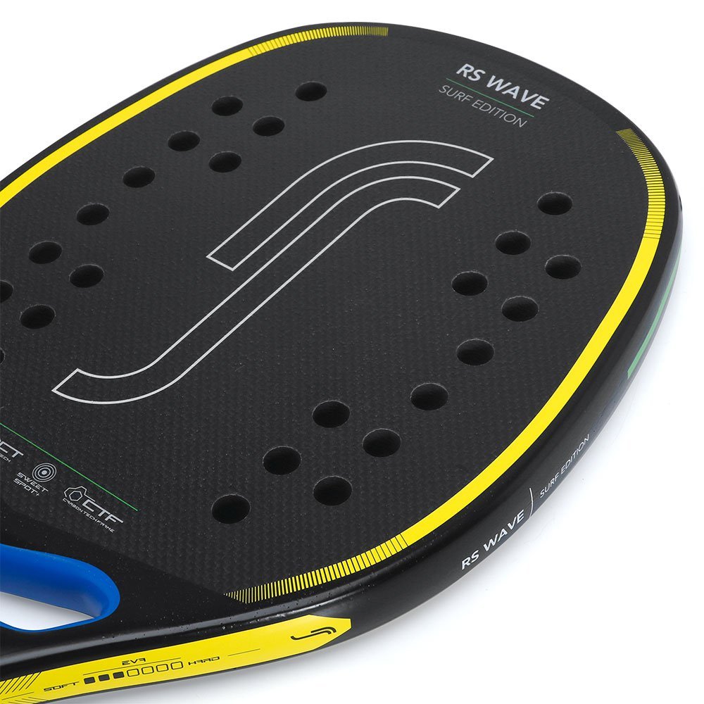 Raquete de Beach Tennis Robin Soderling Wave Surf Amarelo | MadeiraMadeira