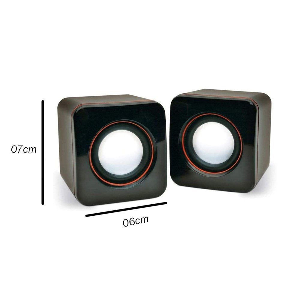 Caixa de Som 2.0 D-02l para Pc Computador Notebook Portátil | MadeiraMadeira