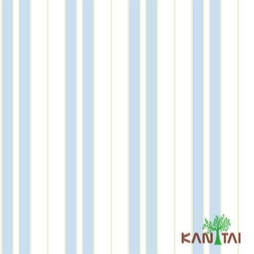 Papel de Parede Listrado Azul | MadeiraMadeira
