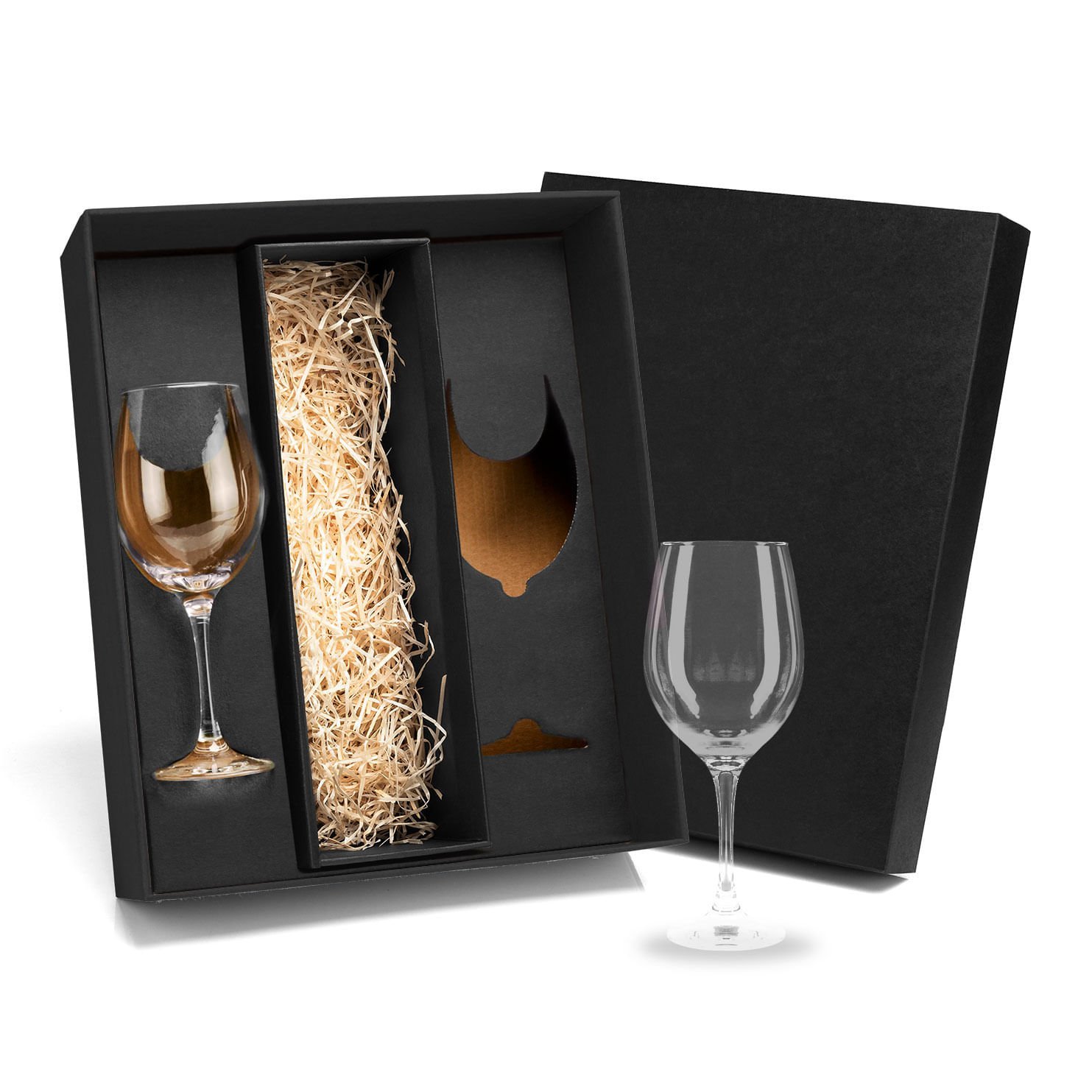 Jogo De Taças De Vidro P / Vinho 490 Ml - 2 Pçs Welf | MadeiraMadeira