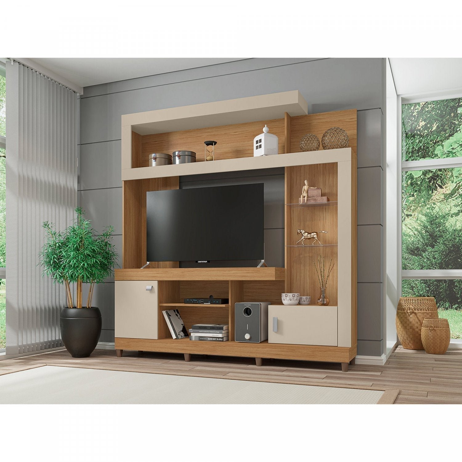 Estante Home para TV até 52 Polegadas Sensação Sense Caemmun ...