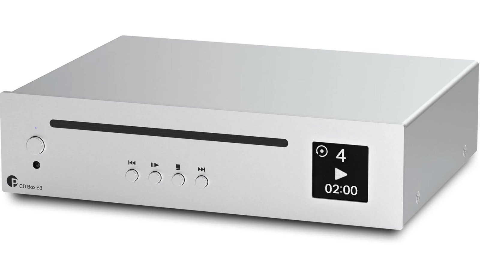 Pro-Ject CD Box S3 - Ultra compacto CD Player 32bit/384kHz DAC - Silver ...