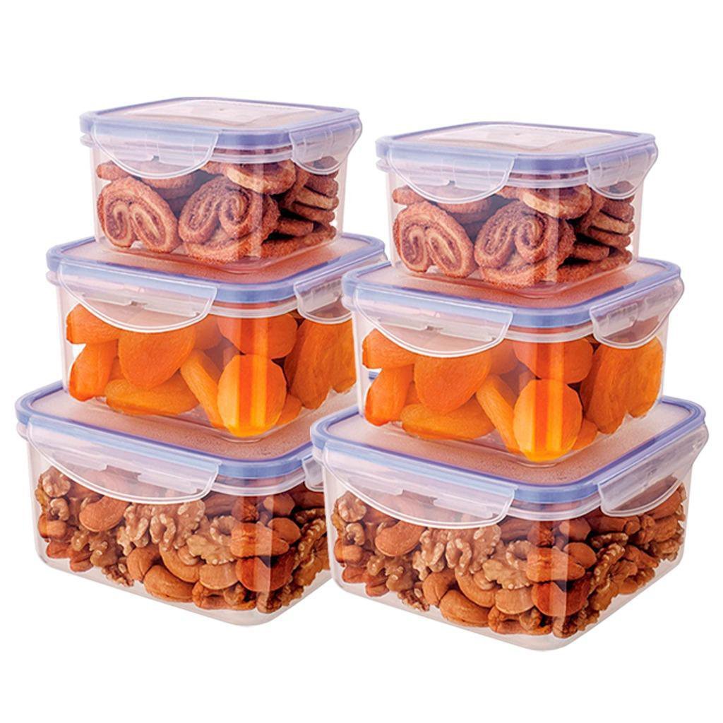 Kit Potes Herméticos 6 Peças Para Freezer E Micro-Ondas | MadeiraMadeira