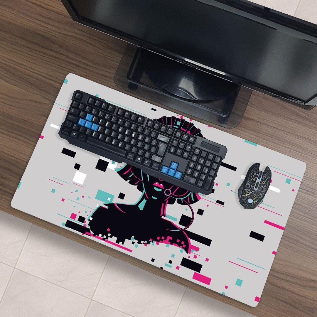 Mouse Pad Gamer Mulher Gamer | MadeiraMadeira