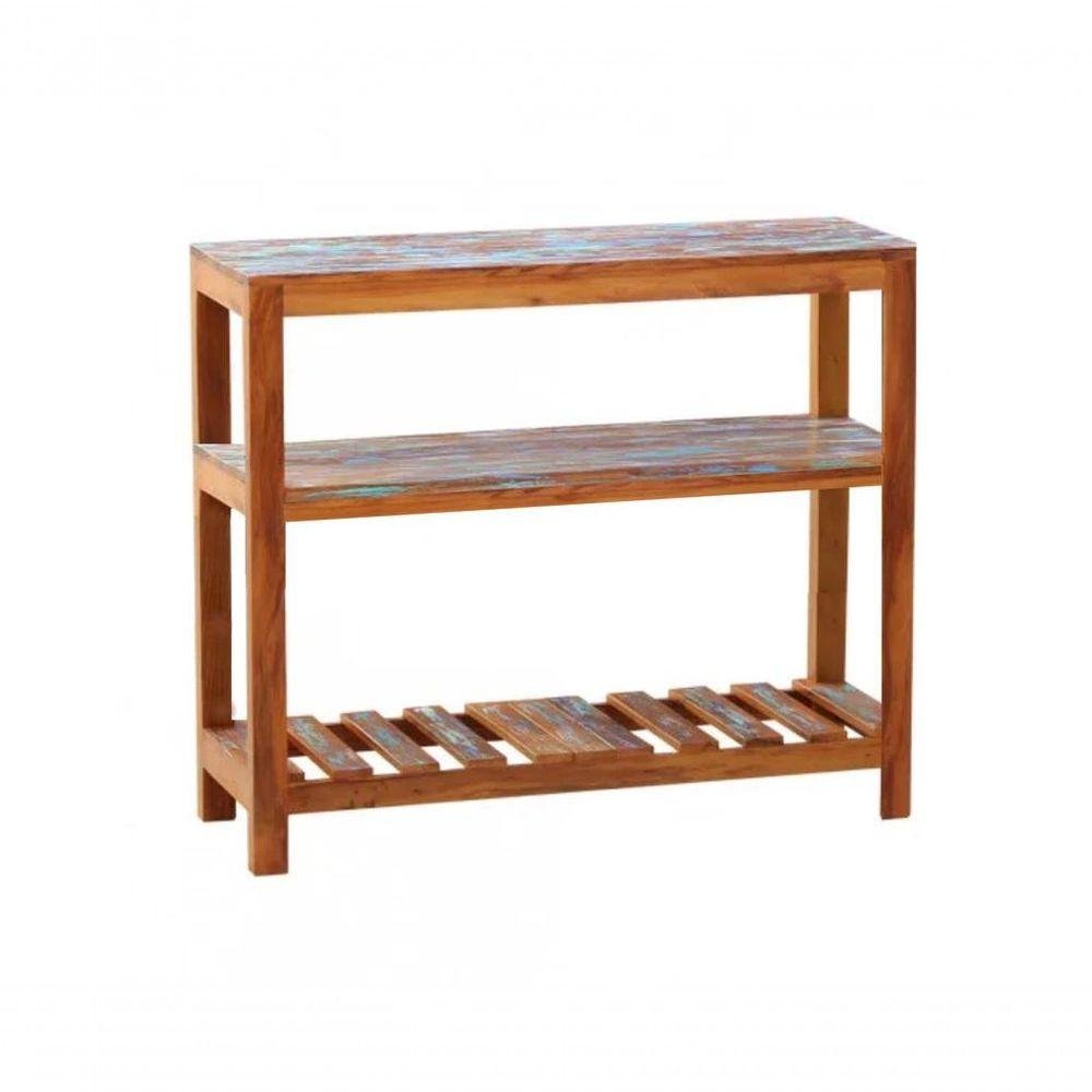 Aparador Ilha Bancada 1,5 M Madeira Maciça Pátina | MadeiraMadeira