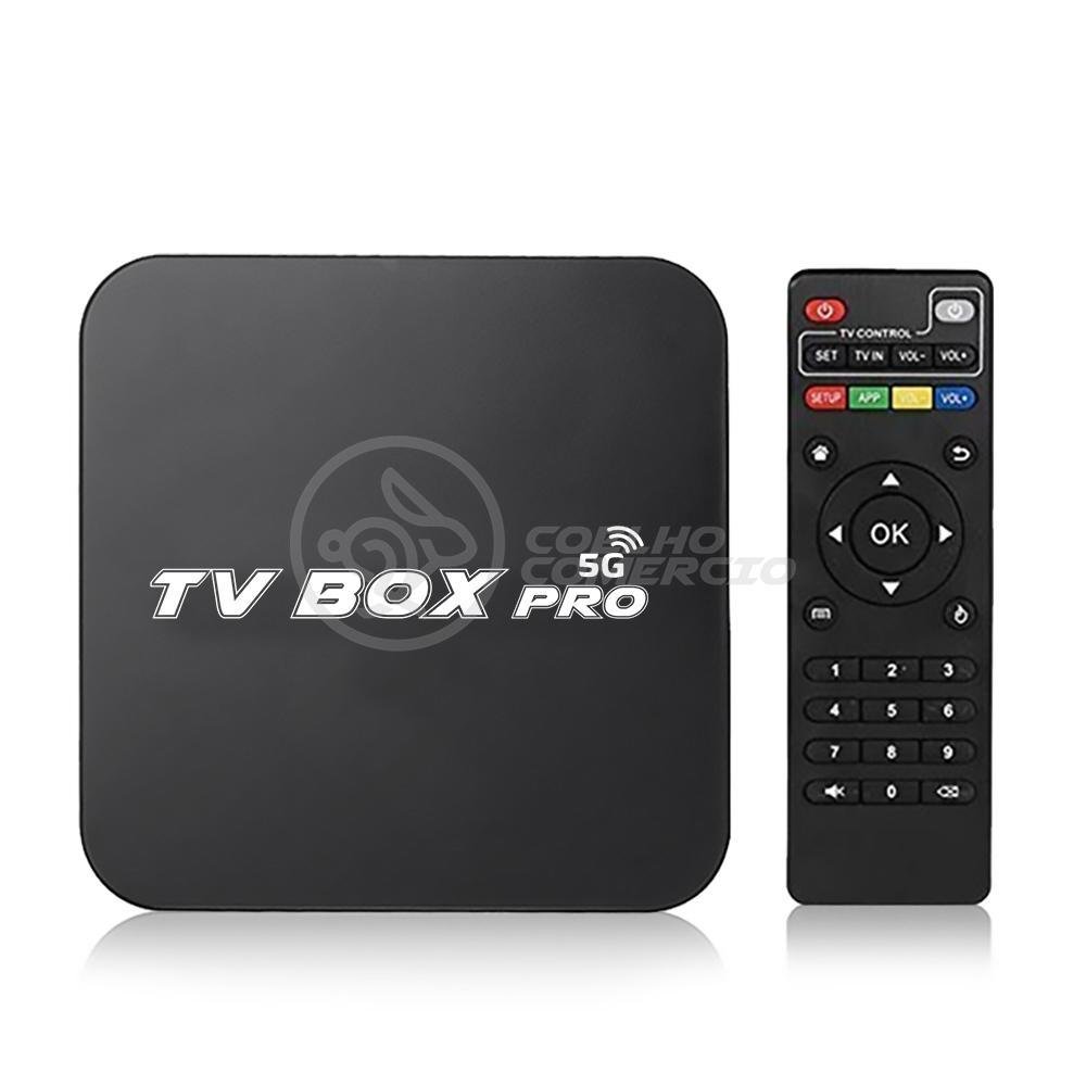 Tv Box Pro Aparelho Android 8Gb Ram + 128Gb Rom Full Hd 4K Wifi 5G ...