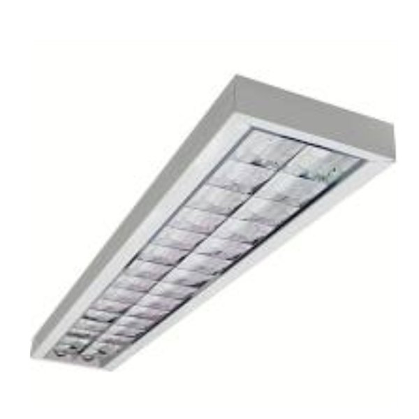 Luminária Sobrepor 2x28w T5 Llum Bronzearte Llum Prot52x28 | MadeiraMadeira