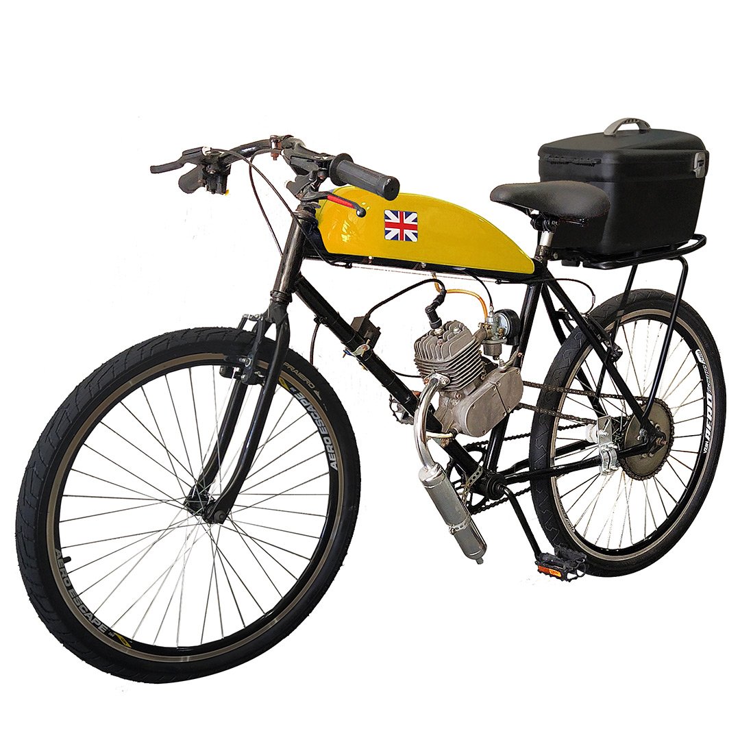 Bicicleta Motorizada Café Racer Sport Cargo | MadeiraMadeira