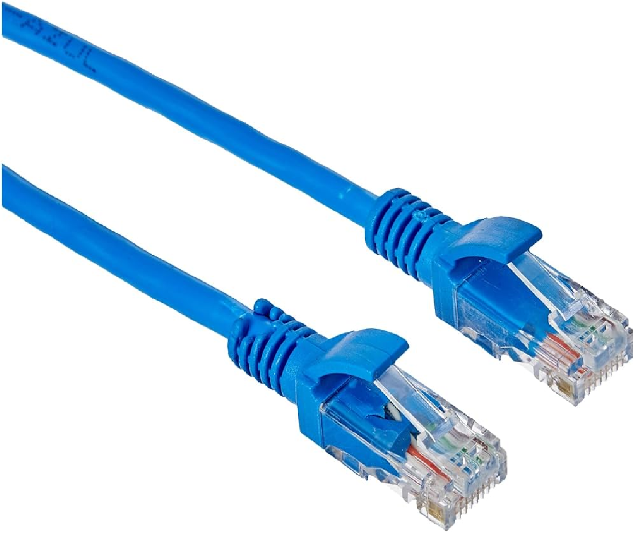 Cabo Rj-45 Macho + Rj-45 Macho 10m 6 Cca 568b Azul | MadeiraMadeira