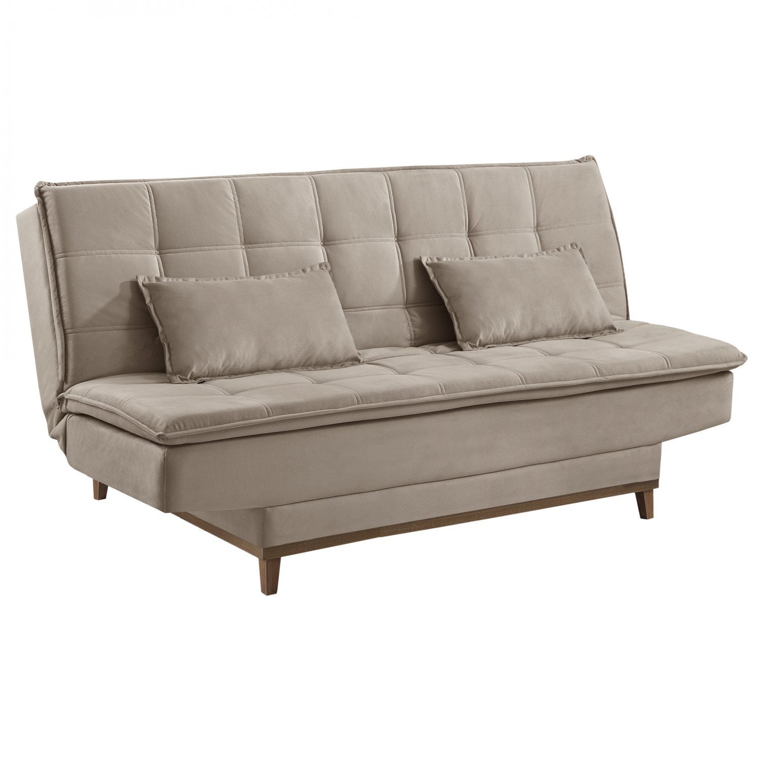 Sofá Cama 3 Lugares 192cm Luna Estofart | MadeiraMadeira