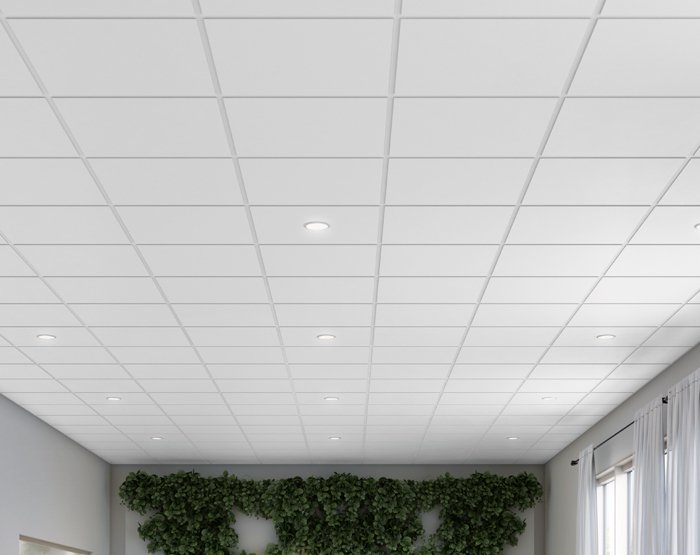 Forro de Fibra Mineral Ultima Tegular Armstrong 625 X 625 X 19 Mm em ...