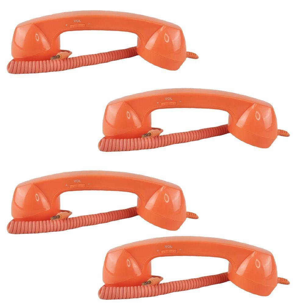 Monofone Microfone Pop Phone Kit 4 Und Telefone Ligaçao | MadeiraMadeira