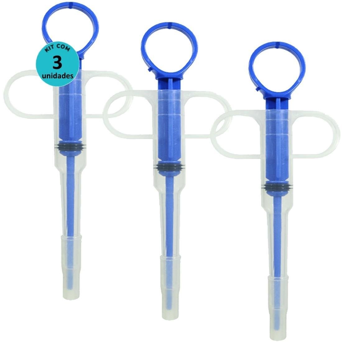 Aplicador de Comprimidos Techpet Cães e Gatos Kit 3 Unidades ...
