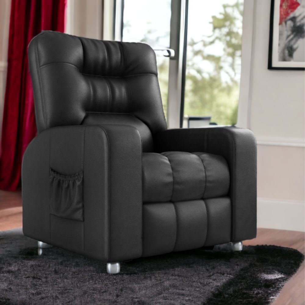Cadeira do Papai Reclinavel de Sala Super Conforto Gm Corino Preto ...