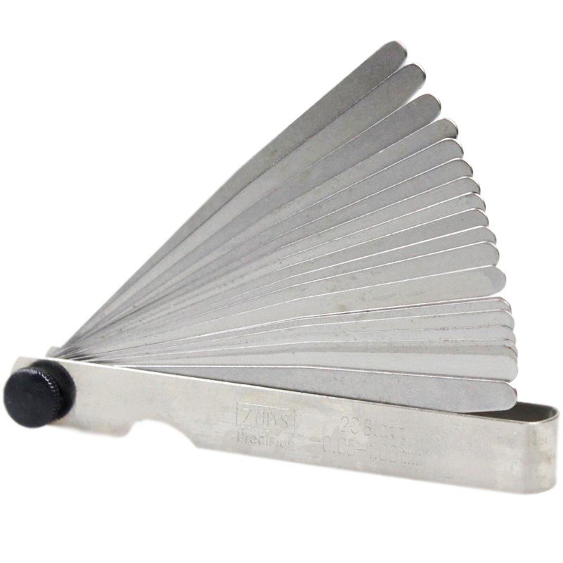 Calibrador de Folga - Cap. 0,05 a 1,0mm - 20 Lâminas - Ref. 113,0002 ...