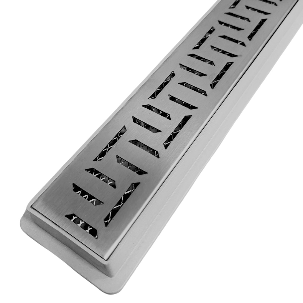 Ralo Linear para Banheiro Apartamento Alumínio Cinza 70cm X 5cm Cocho ...