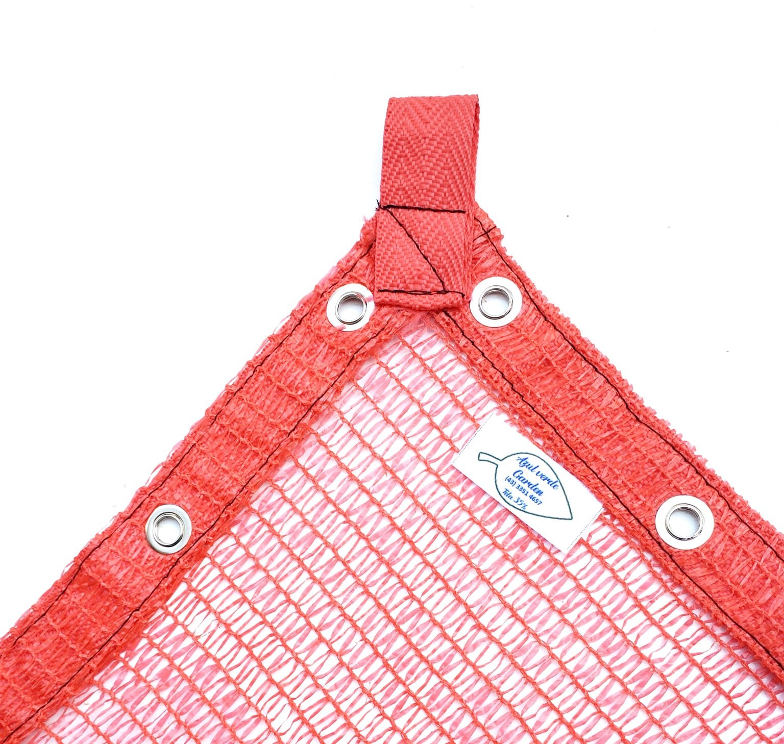 Tela Sombrite 35% Vermelho 2m X 5m Solpack Agronet - Azul Verde Garden | MadeiraMadeira